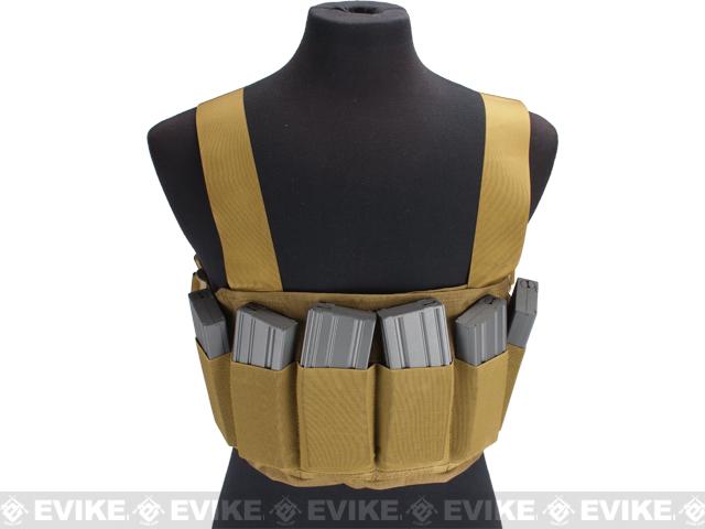 Matrix High SPEED Airsoft Chest Rig (Color: Coyote Brown), Tactical ...