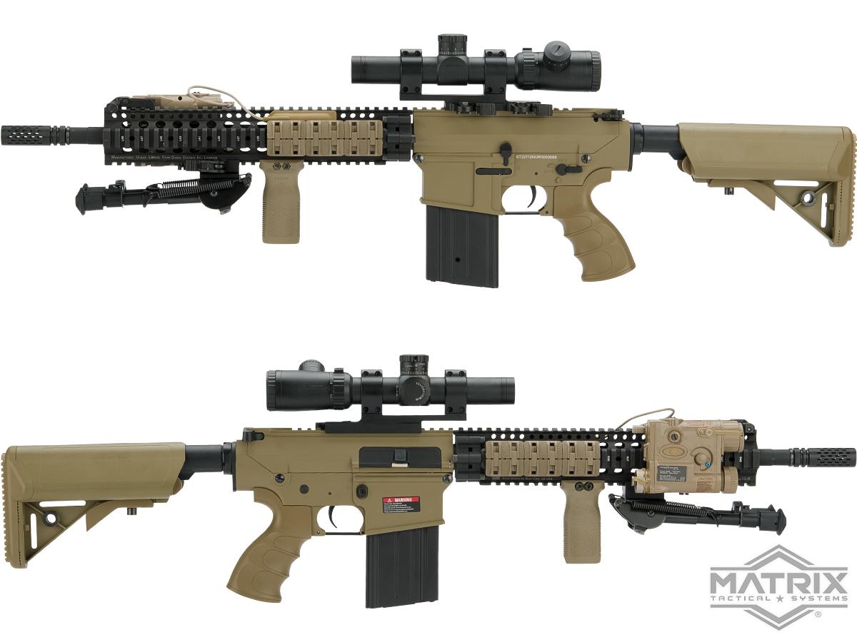 Evike.com Custom Daniel Defense SR25-K Precision Rifle Airsoft AEG ...