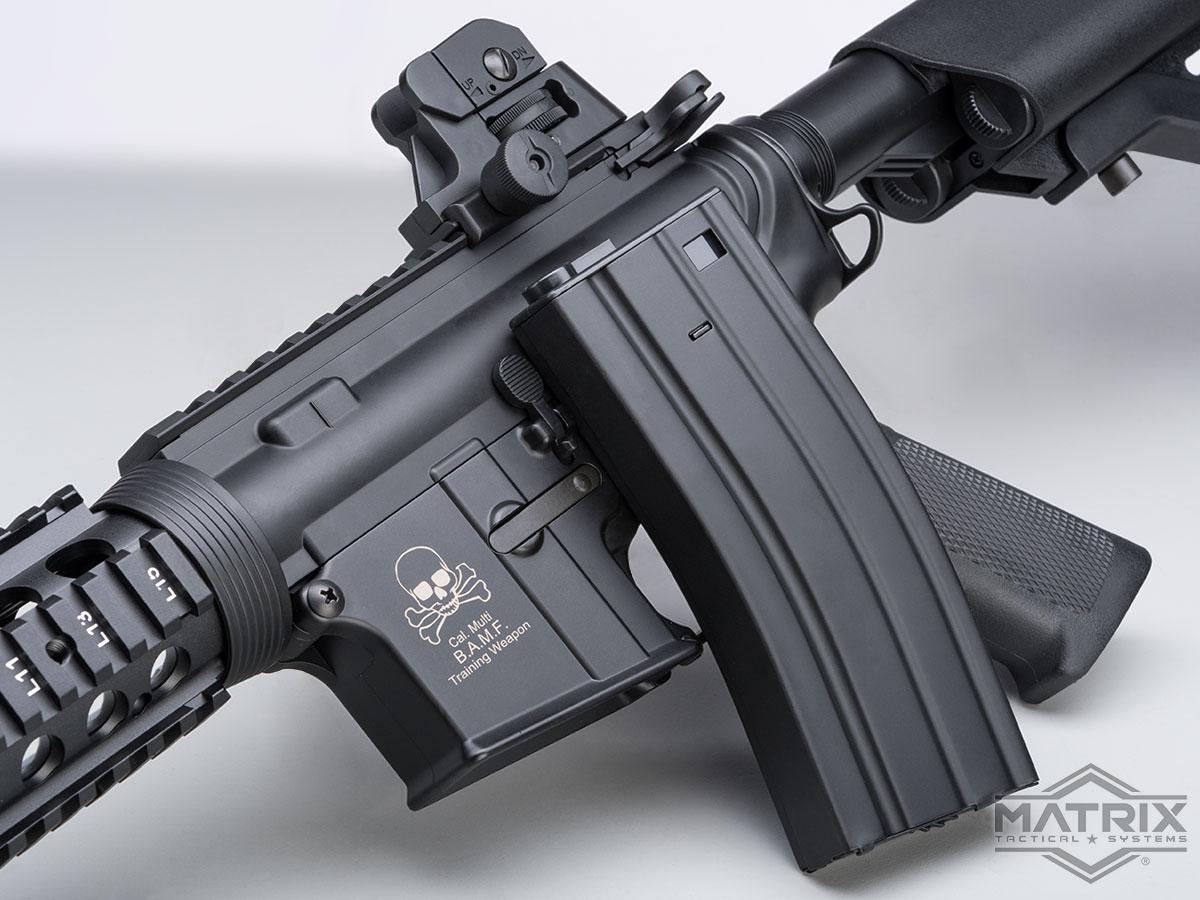 Matrix Full Size M4 BAMF Airsoft AEG w/ Metal Gearbox (Model: M4 CQB ...