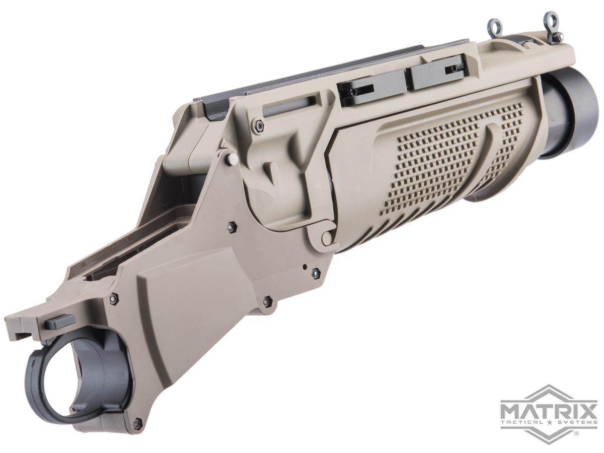 Matrix EGLM Type 40mm Grenade Launcher w/ Magwell Adapters for ASC MK16 ...