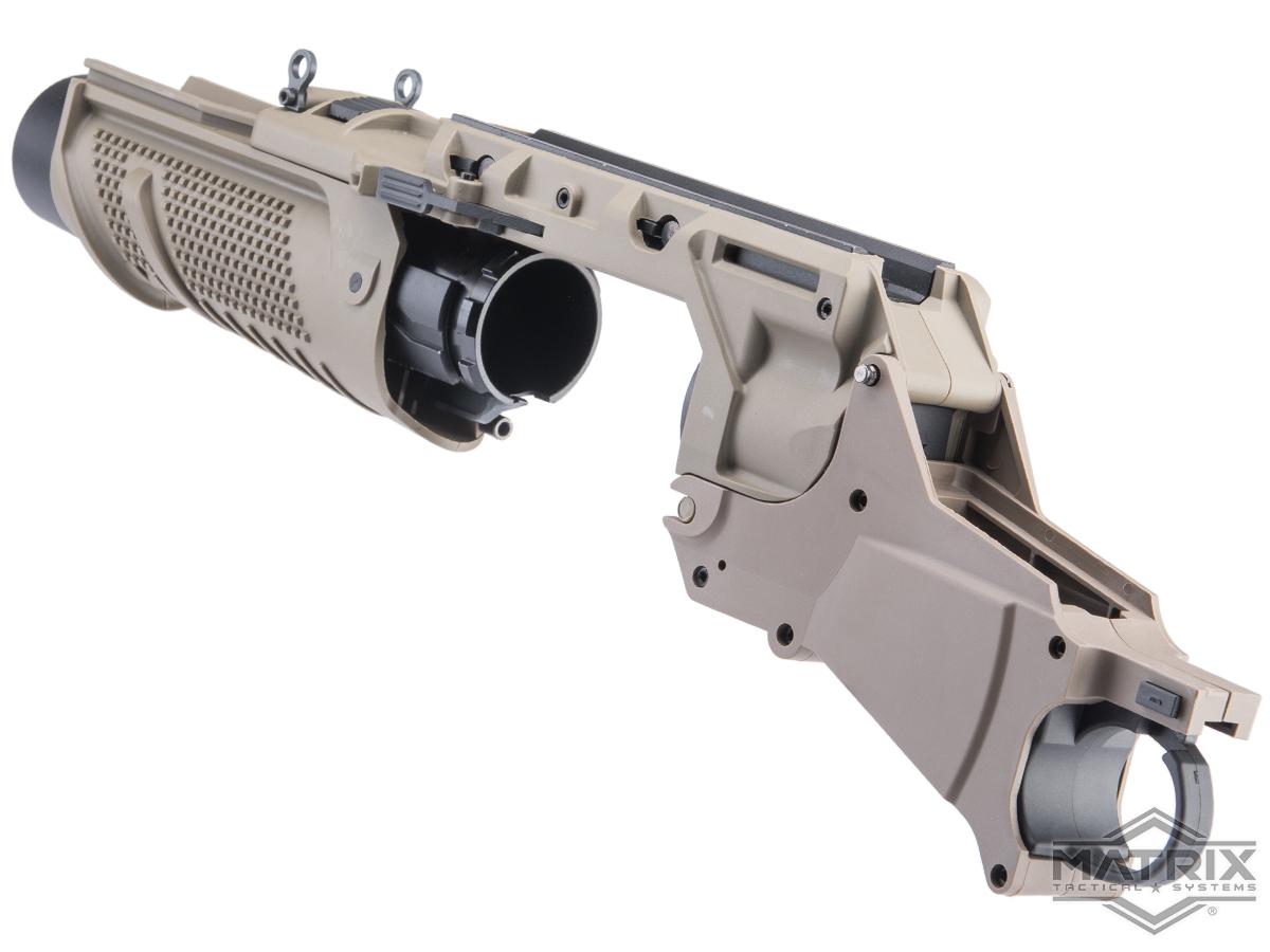 Matrix EGLM Type 40mm Grenade Launcher w/ Magwell Adapters for ASC MK16 ...