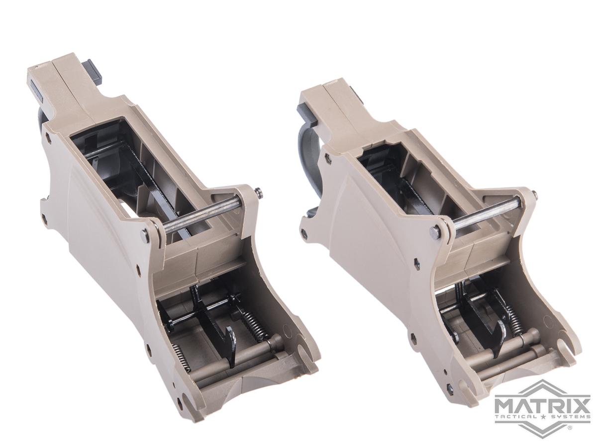 Matrix EGLM Type 40mm Grenade Launcher w/ Magwell Adapters for ASC MK16 ...