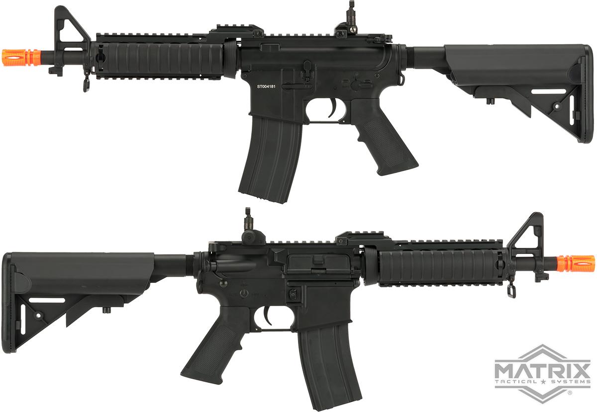 Matrix Full Metal M4 RAS II Carbine Airsoft AEG Rifle (Package: Add 9 ...