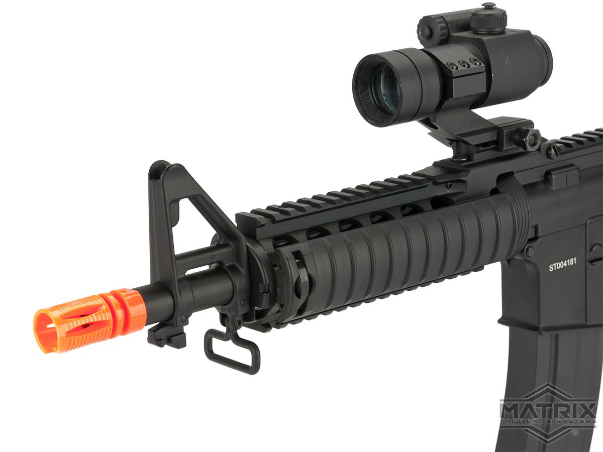 Matrix Full Metal M4 RAS II Carbine Airsoft AEG Rifle (Package: Add 9 ...