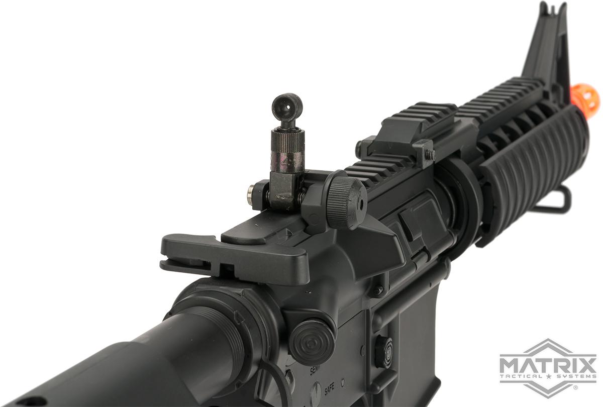 Matrix Full Metal M4 RAS II Carbine Airsoft AEG Rifle (Package: Add 9 ...