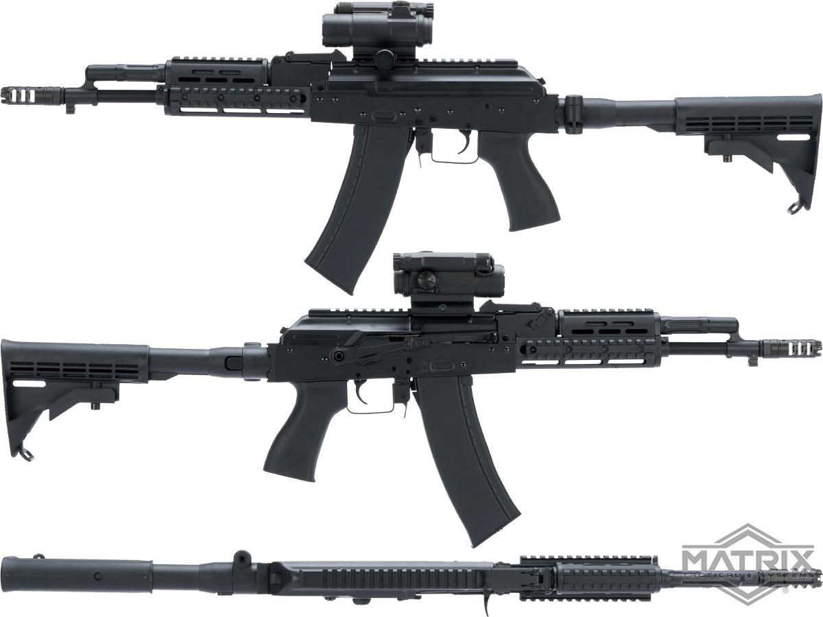 Strike Industries TRAX AK74 Stamped Steel Airsoft AEG Rifle w/ Folding ...