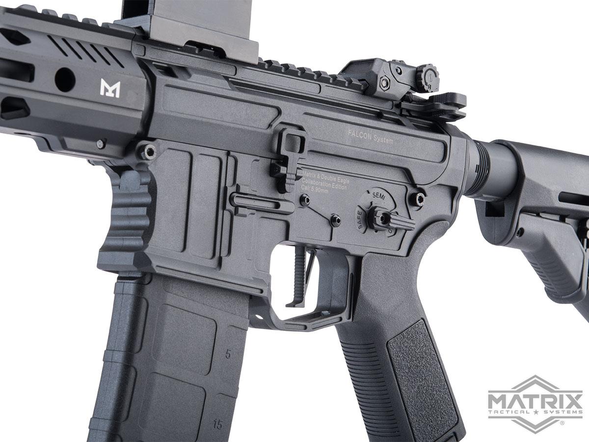 Matrix x Double Eagle M4 Airsoft AEG Rifle w/ M-LOK Handguard & Falcon ...