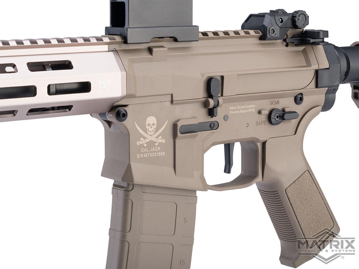 Matrix "Calico Jack" Polymer M4 Airsoft AEG Rifle w/ M-LOK Handguard ...