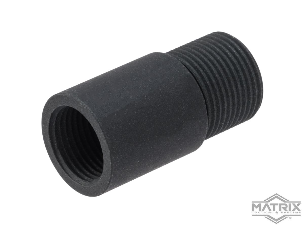 Matrix Aluminum 12mm Positive to 14mm Negative Airsoft Thread Adapter ...