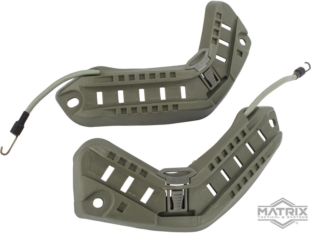 Matrix Accessory Rails for Airsoft Bump ACH Helmets (Color: Foliage ...