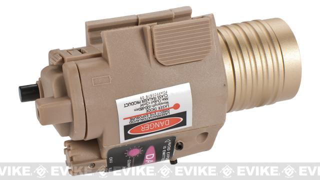 Matrix M6 Tactical Laser / Flashlight Combo w/ Remote Pressure Switch ...