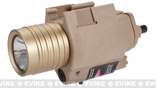 Matrix M6 Tactical Laser / Flashlight Combo w/ Remote Pressure Switch ...