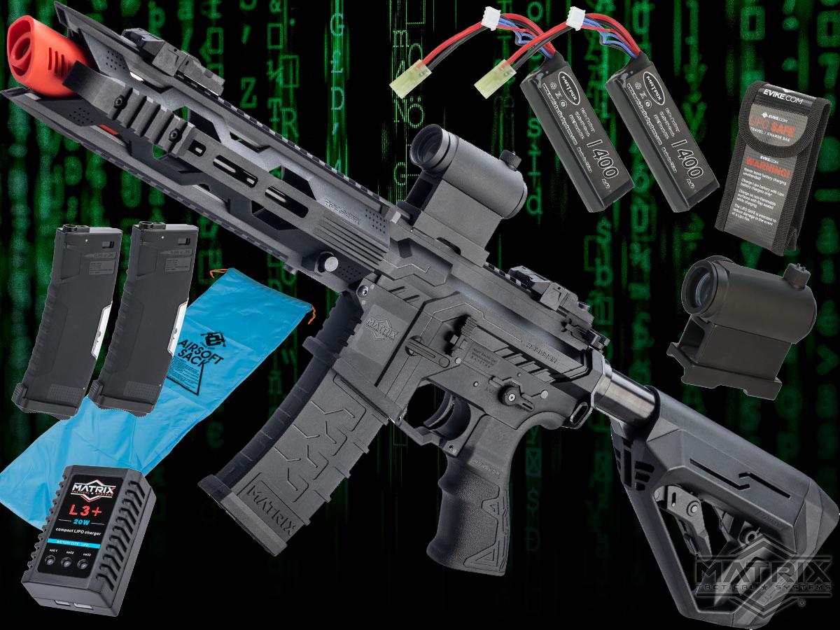 Matrix Raystar RS4 Carbine Airsoft AEG Rifle (Color: Black / Go Airsoft ...