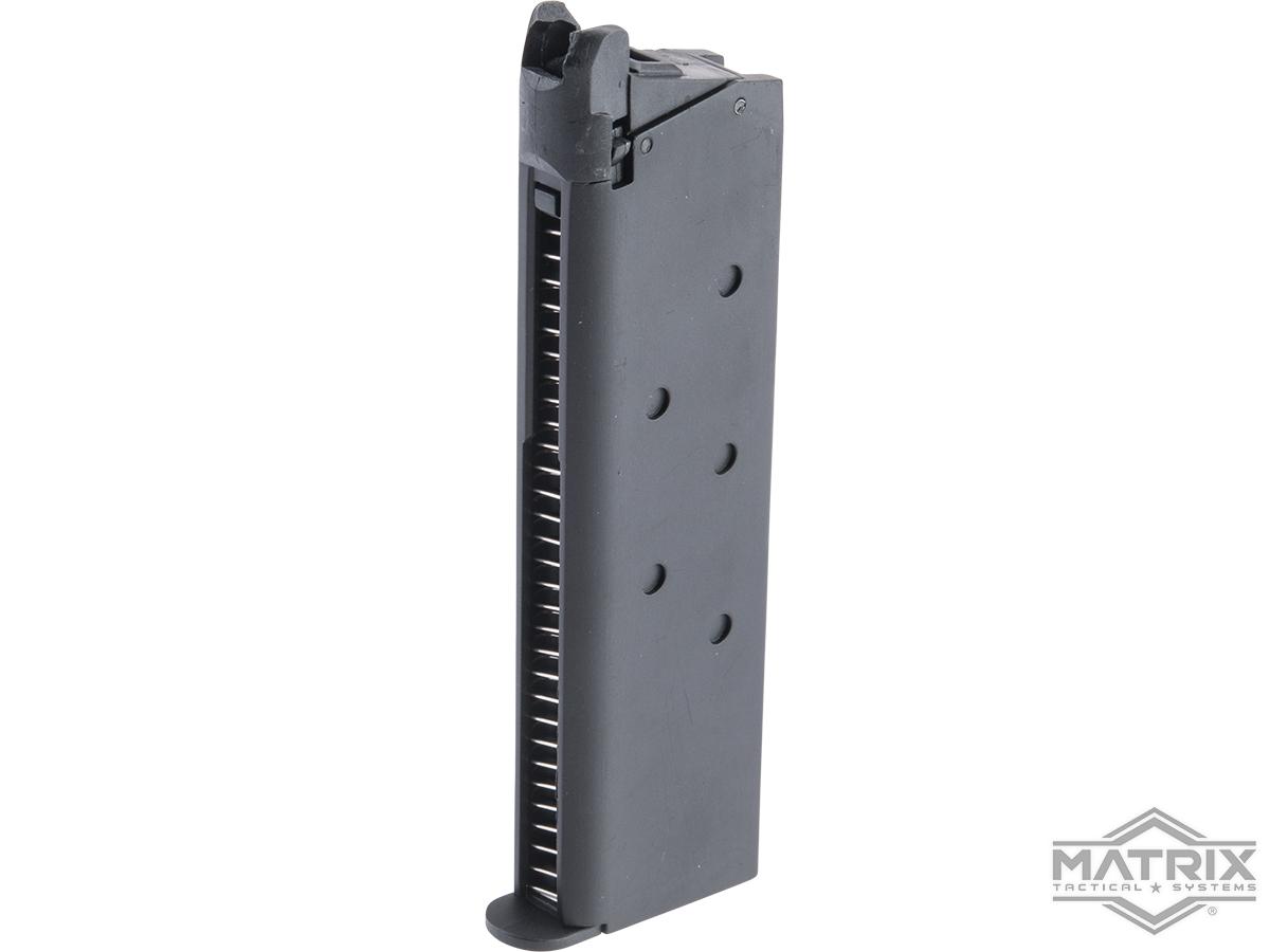 Matrix 24 Round Single Stack Magazine for 1911 Gas Blowback Pistols ...