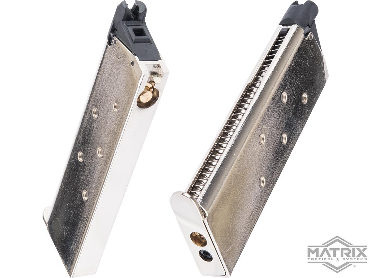 Matrix 24 Round Single Stack Magazine for 1911 Gas Blowback Pistols ...