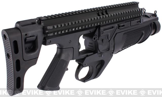 Matrix EGLM Airsoft Grenade Launcher with RIS Kit (Color: Black ...