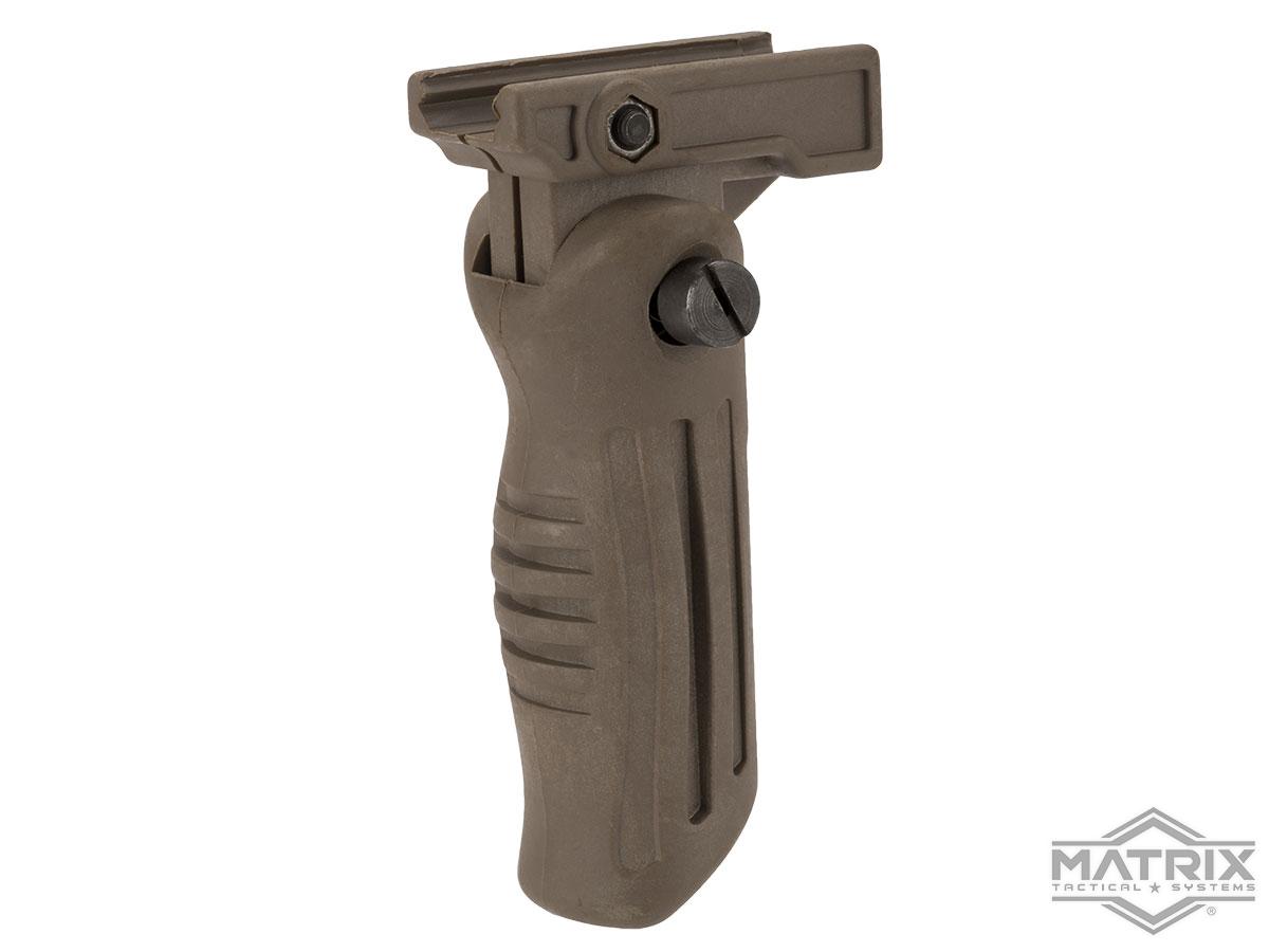 Matrix Release Folding Polymer Vertical Grip (Color: Tan), Accessories ...