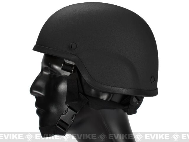 Matrix MICH 2000 Fiberglass Airsoft Helmet (Color: Black), Tactical ...