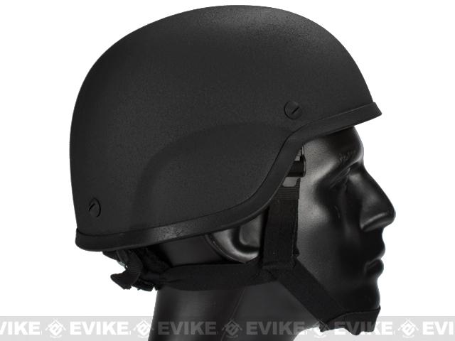 Matrix MICH 2000 Fiberglass Airsoft Helmet (Color: Black), Tactical ...