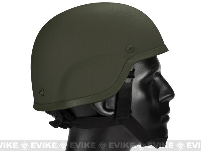 Matrix MICH 2000 Fiberglass Airsoft Helmet (Color: OD Green), Tactical ...