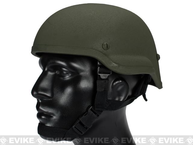 Matrix MICH 2002 Replica Airsoft Helmet (Color: OD Green), Tactical ...