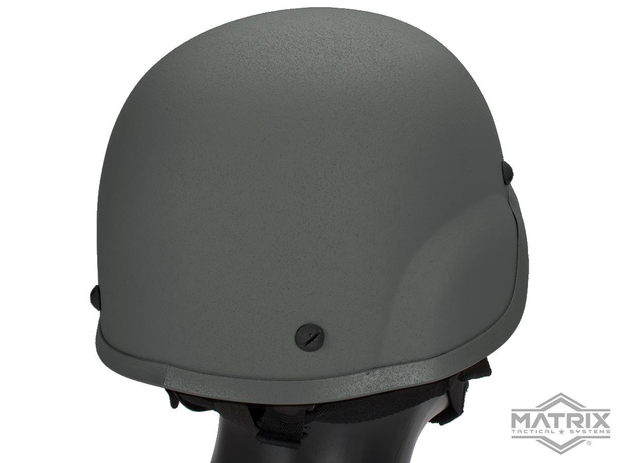 Matrix MICH 2000 Fiberglass Airsoft Helmet (Color: Grey), Tactical Gear ...
