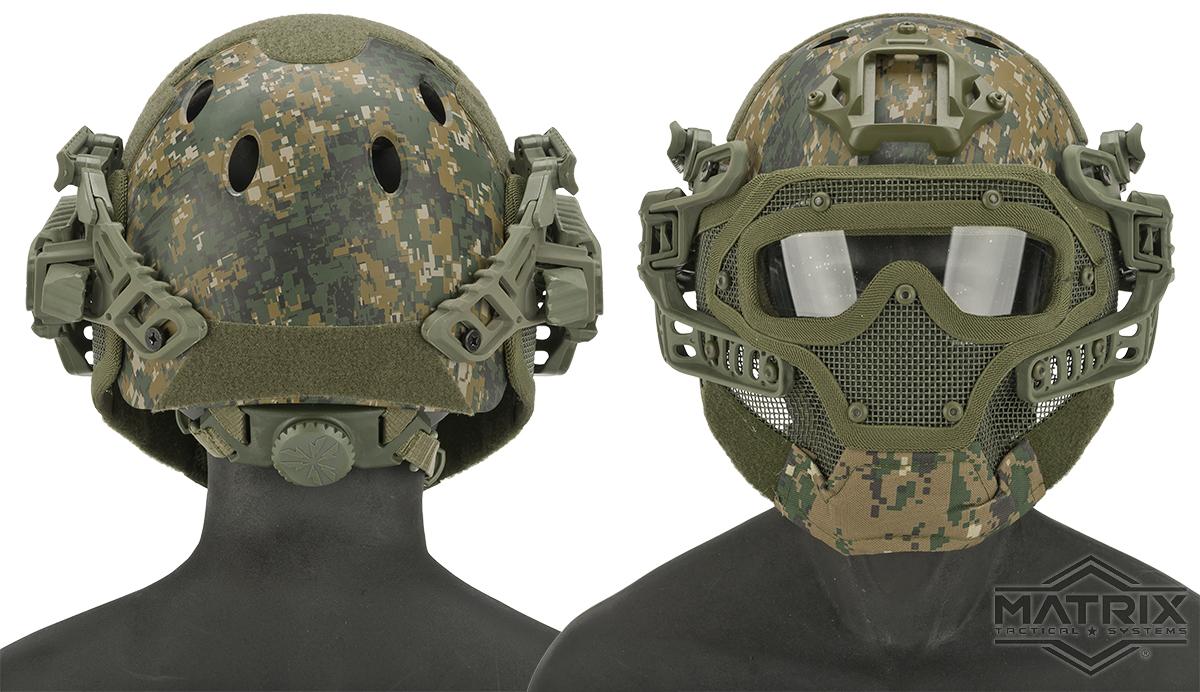 Matrix Legionnaire Full Head Coverage Helmet / Mask / Goggle Protective ...