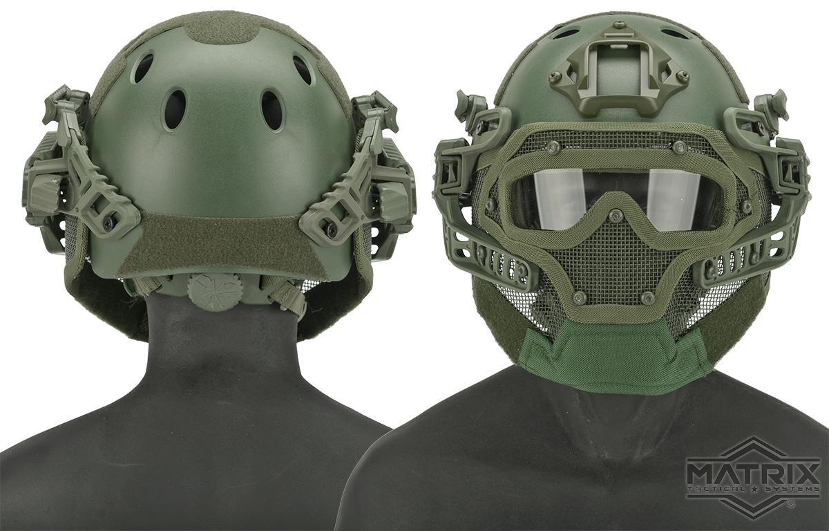 Matrix Legionnaire Full Head Coverage Helmet / Mask / Goggle Protective ...