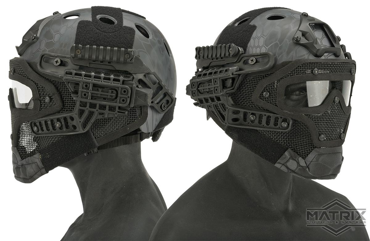 Matrix Legionnaire Full Head Coverage Helmet / Mask / Goggle Protective ...