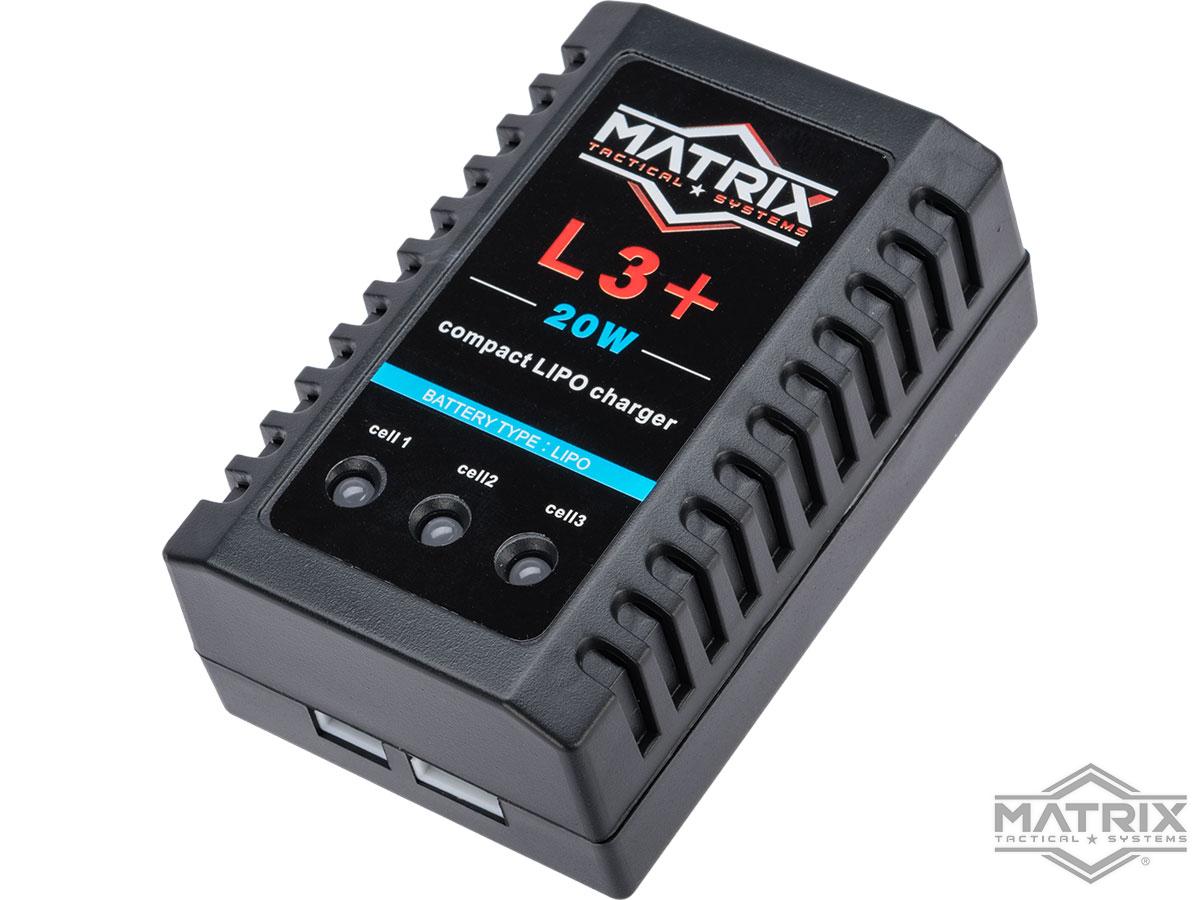 Matrix Lipo 3+ Compact 1-3 Cell LiPo / Li-Ion Smart Balance Charger ...