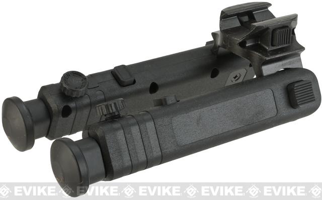 Matrix Compact Collapsible Polymer Bipod for Airsoft Rifles - Black ...