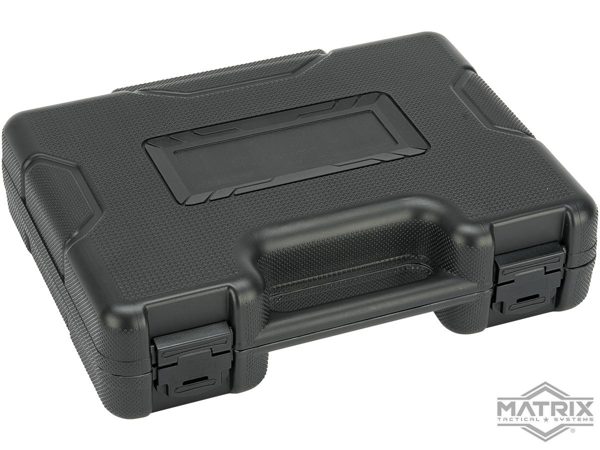 Matrix Deluxe Double Pistol Hardshell Pistol Carrying Case, Tactical ...