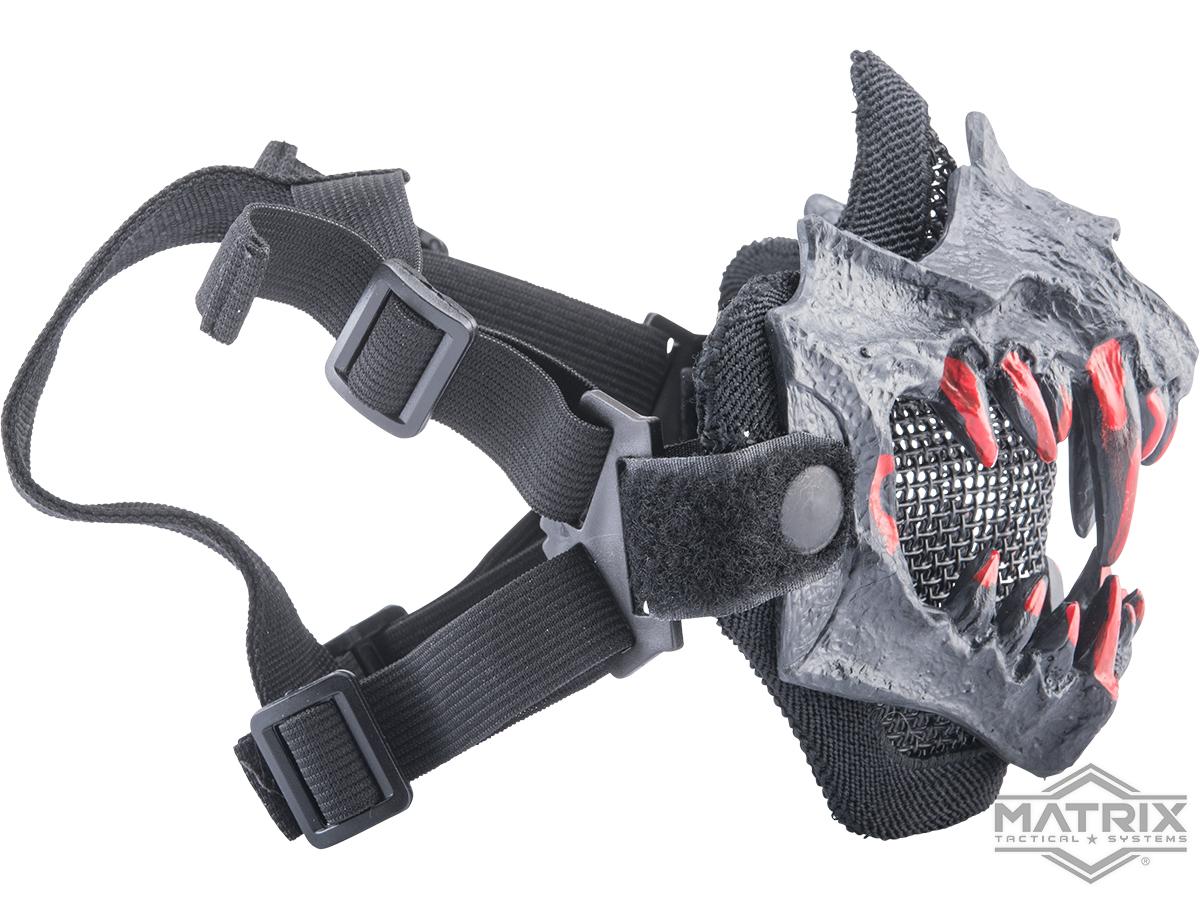 Matrix "Fangs" Lower Face Protection Mesh Mask (Model: Compact / Black ...