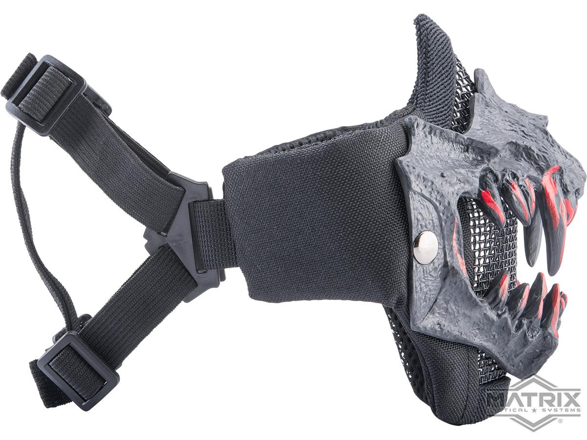 Matrix "Fangs" Lower Face Protection Mesh Mask (Model: Standard / Black ...