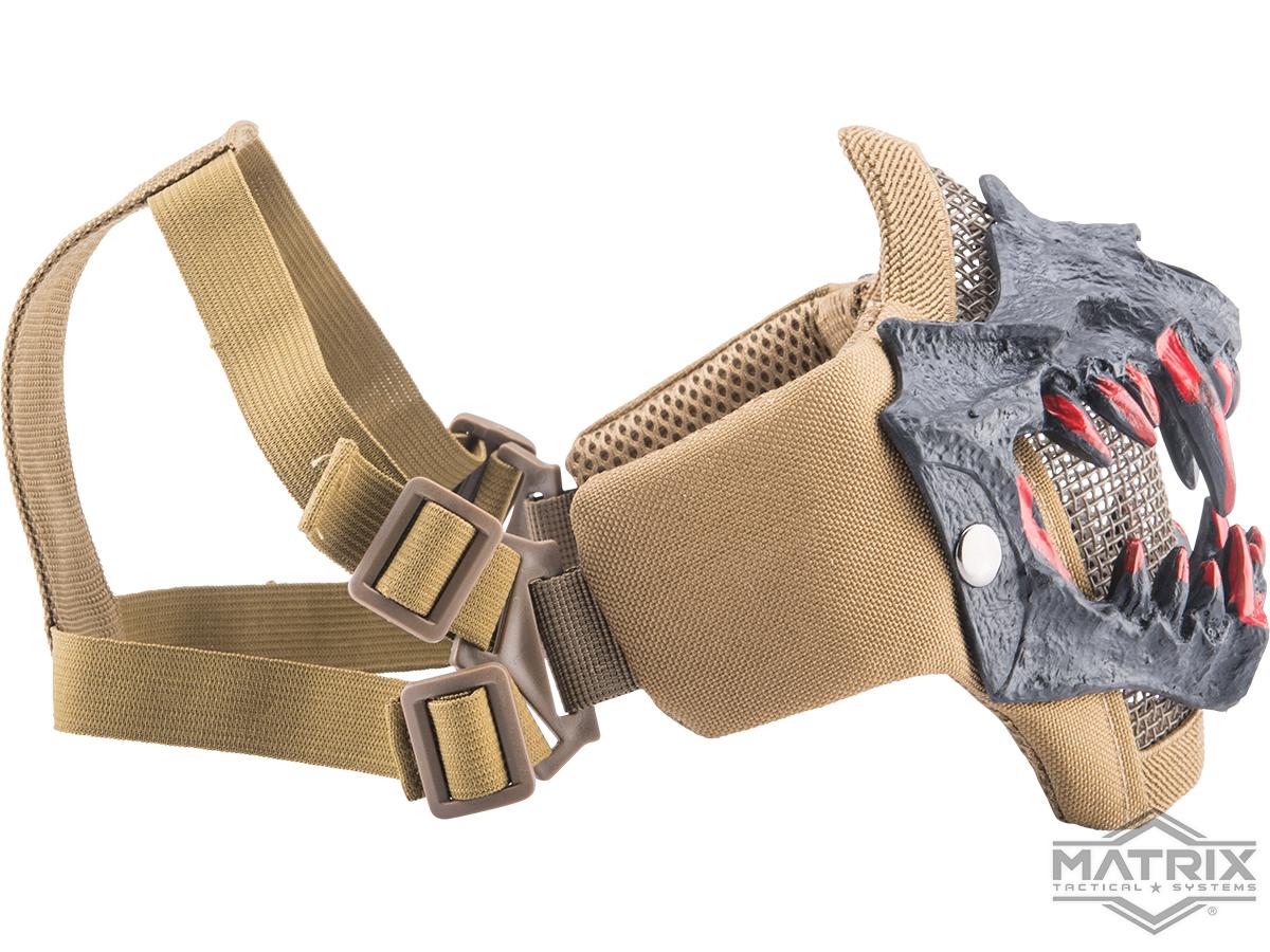 Matrix "Fangs" Lower Face Protection Mesh Mask (Model: Standard / Tan ...