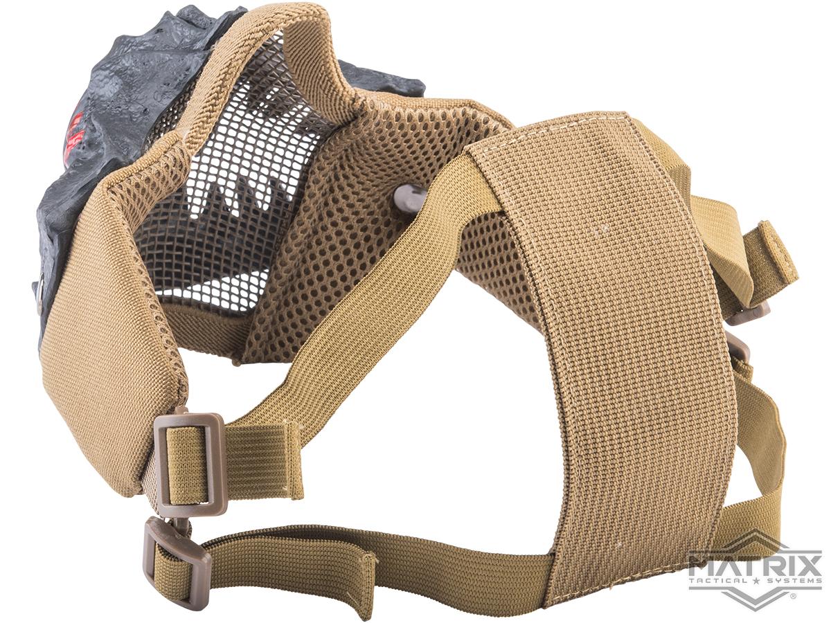 Matrix "Fangs" Lower Face Protection Mesh Mask (Model: Standard / Tan ...