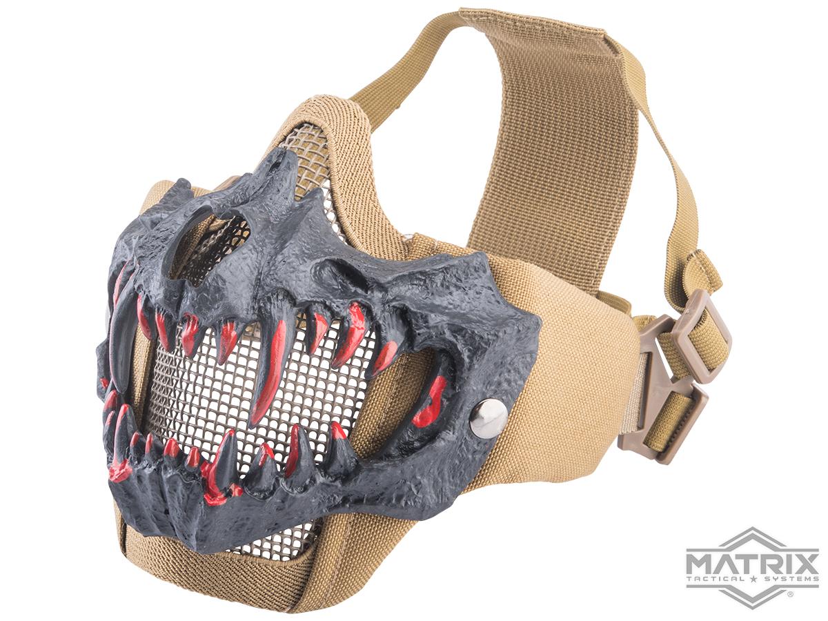 Matrix "Fangs" Lower Face Protection Mesh Mask (Model: Standard / Tan ...