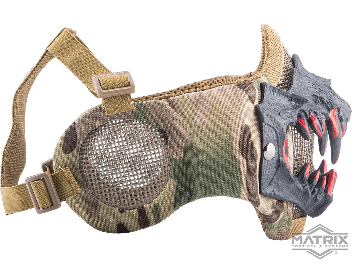 Matrix "Fangs" Lower Face Protection Mesh Mask (Model: Upgraded ...