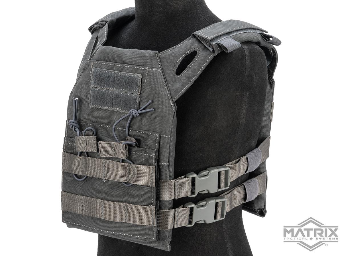 Matrix Level-1 Child Size Plate Carrier (Color: Grey), Tactical Gear ...