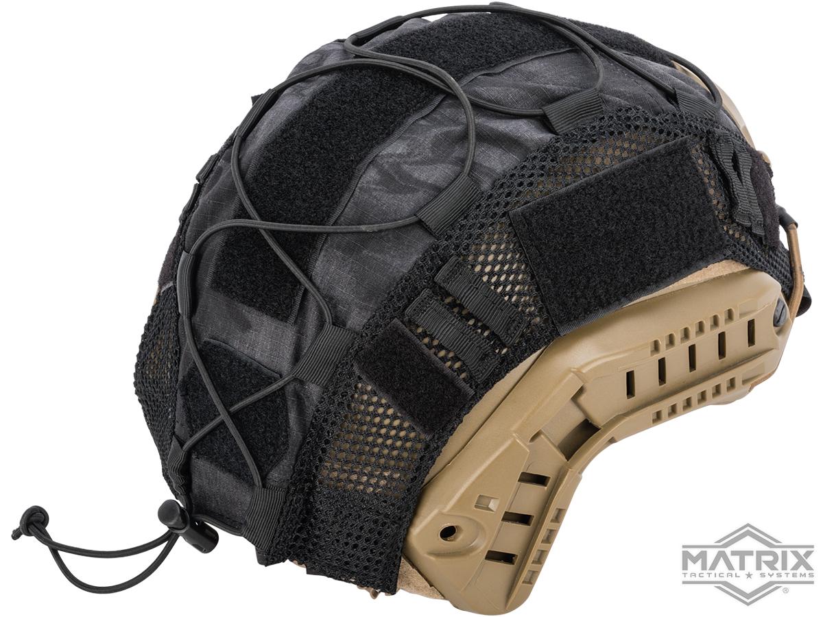 Matrix Bump Type Helmet Cover w/ Elastic Cord (Color: Typhon), Tactical ...