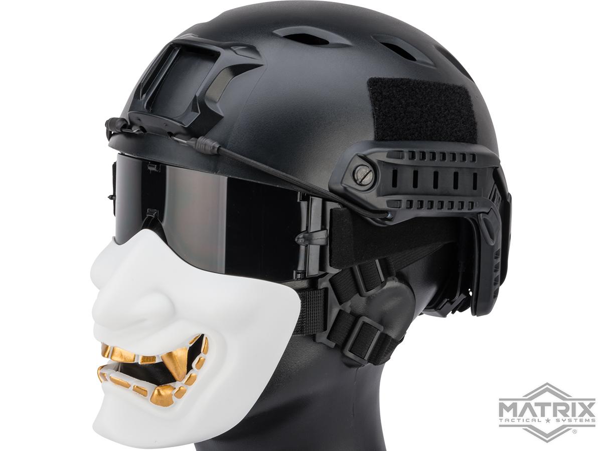 Matrix "Oni" Half Mask (Color: White), Tactical Gear/Apparel, Masks ...