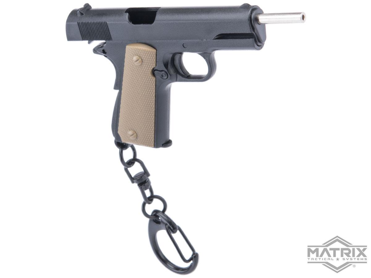 Matrix Dummy Pistol Keychain Charm (Model: 1911 / Black), Evike Stuff ...