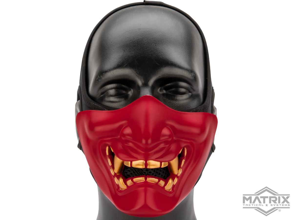 Matrix "Devil" Half Mask (Color: Red), Tactical Gear/Apparel, Masks ...