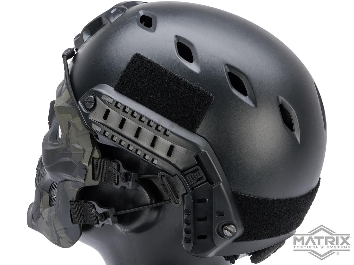 Matrix Skull Messenger Prop Costume Face Mask (Color: Multicam Black ...
