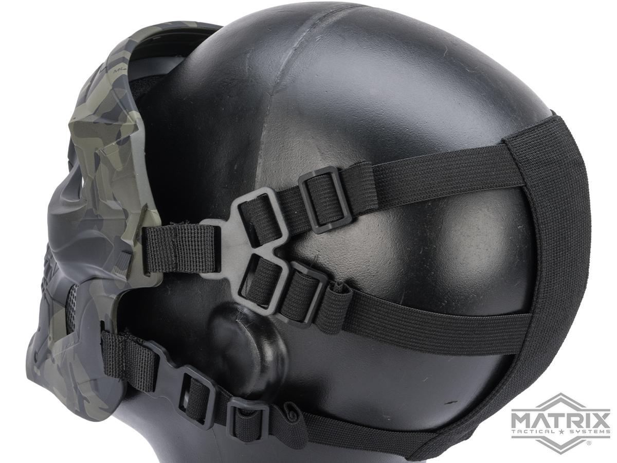 Matrix Skull Messenger Prop Costume Face Mask (Color: Multicam Black ...