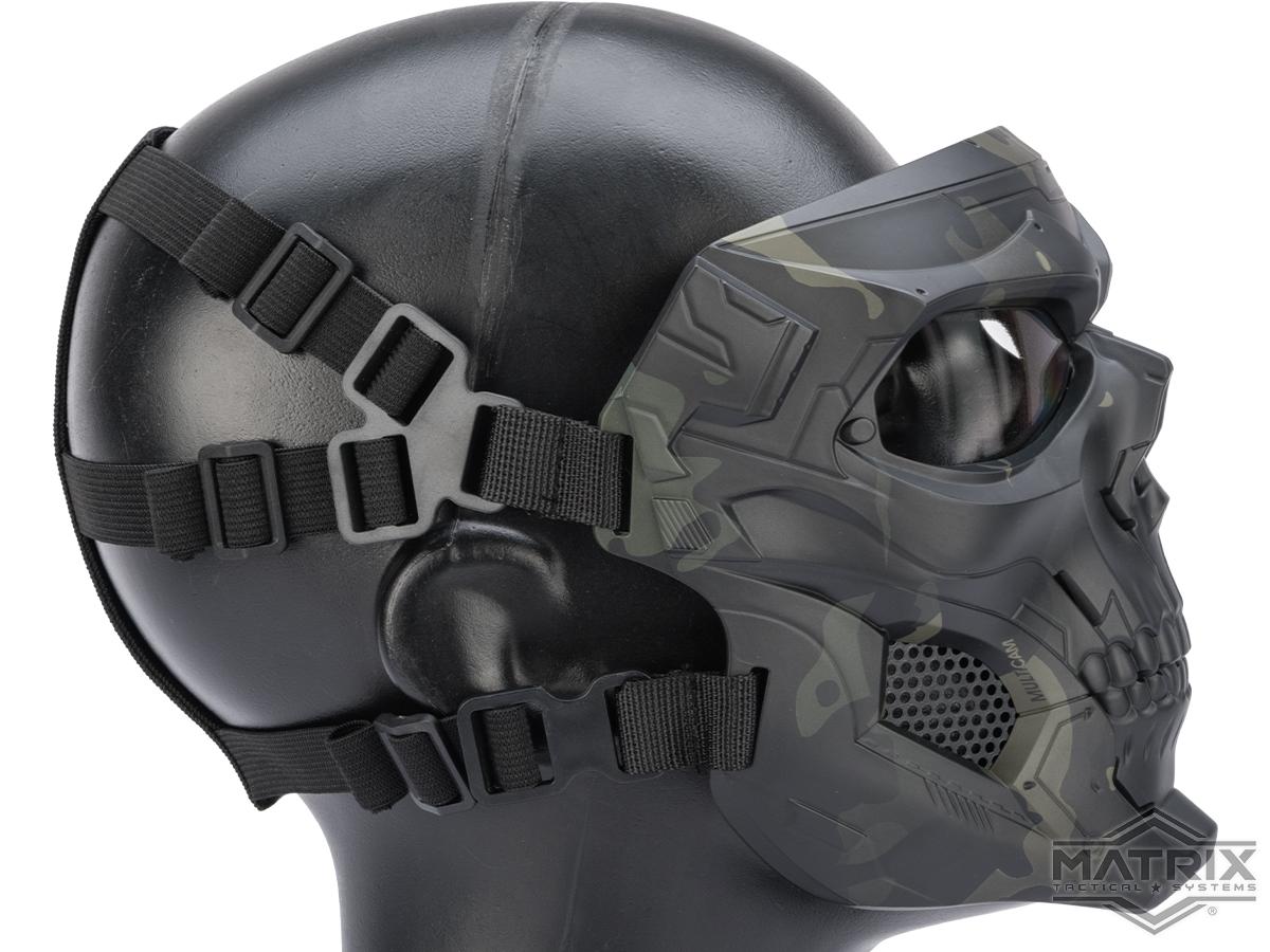 Matrix Skull Messenger Prop Costume Face Mask (Color: Multicam Black ...