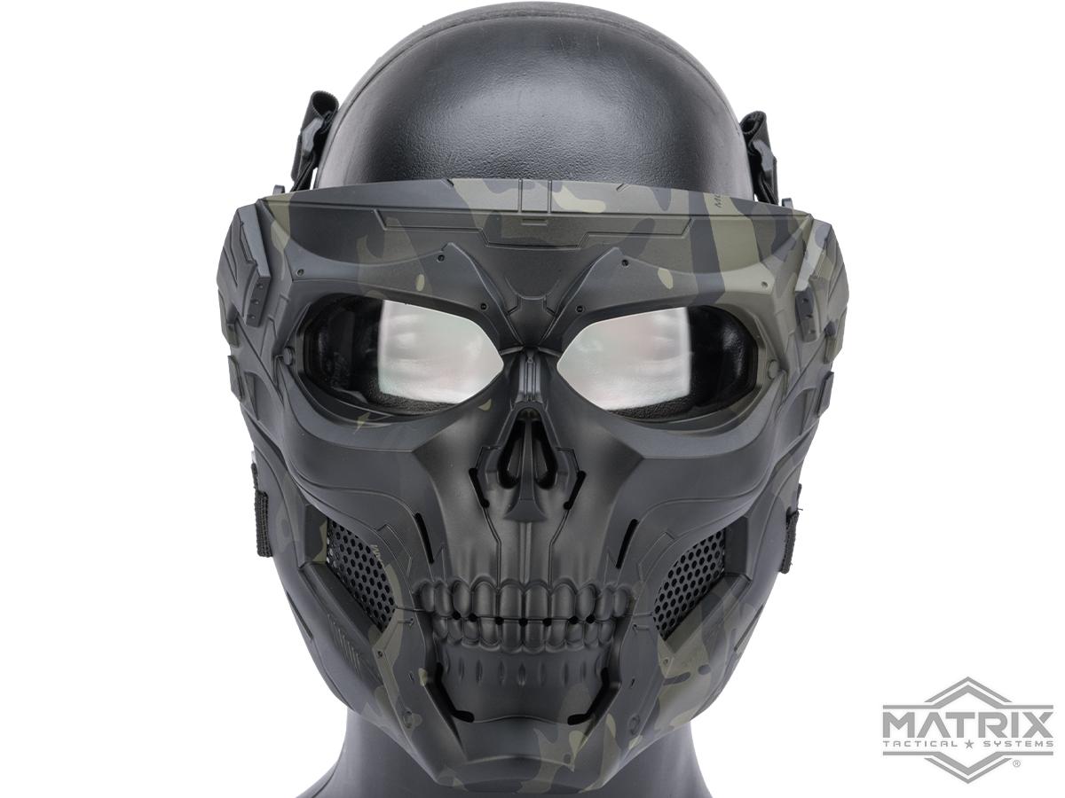 Matrix Skull Messenger Prop Costume Face Mask (Color: Multicam Black ...