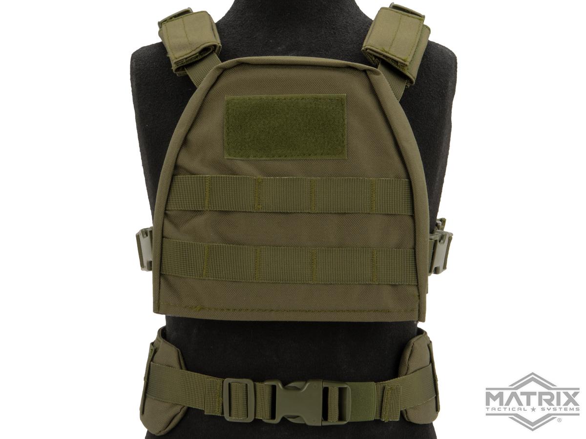 Matrix Tactical Children's Vest with Battle Belt (Color: OD Green / X ...