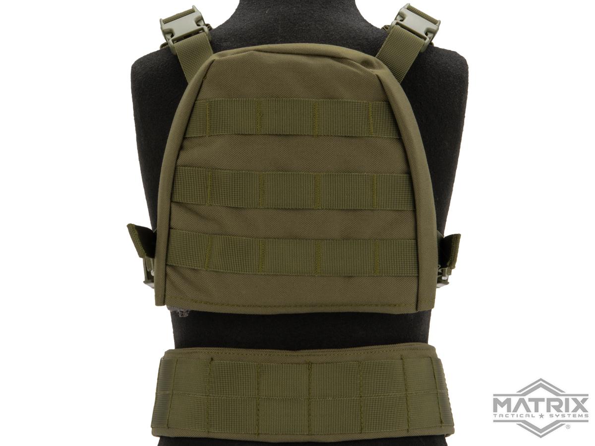 Matrix Tactical Children's Vest with Battle Belt (Color: OD Green / X ...