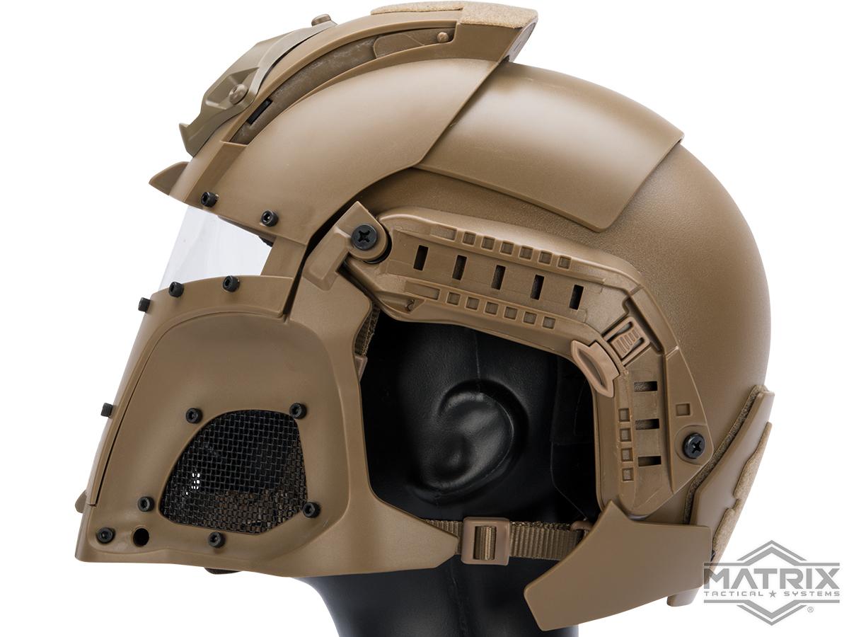 Matrix Medieval Iron Warrior Full Head Coverage Helmet / Mask / Goggle ...